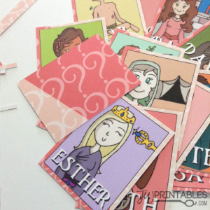 Bible Character Guess Who Game - JW Printables