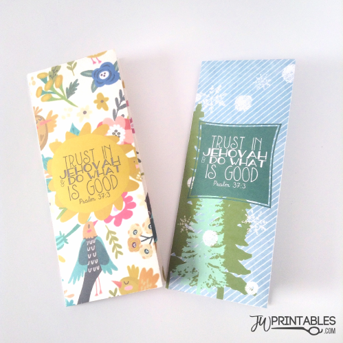 DIY JW Paper Tract Holders - JW Printables