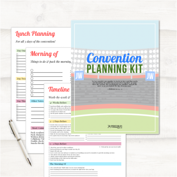 JW Convention Planning Kit - JW Printables
