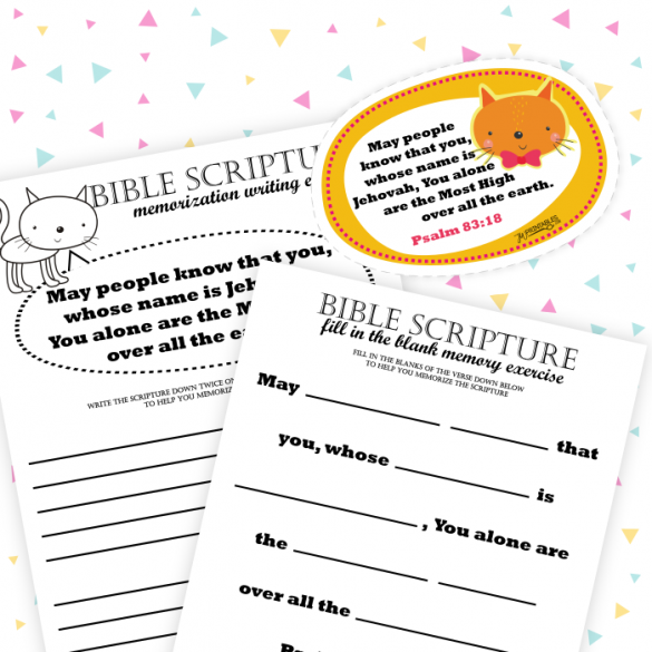 kids Daily Bible Reading Tracker - JW Printables