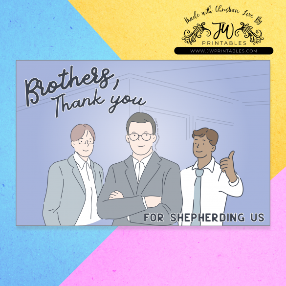 Thank You Elders JW Card - JW Printables