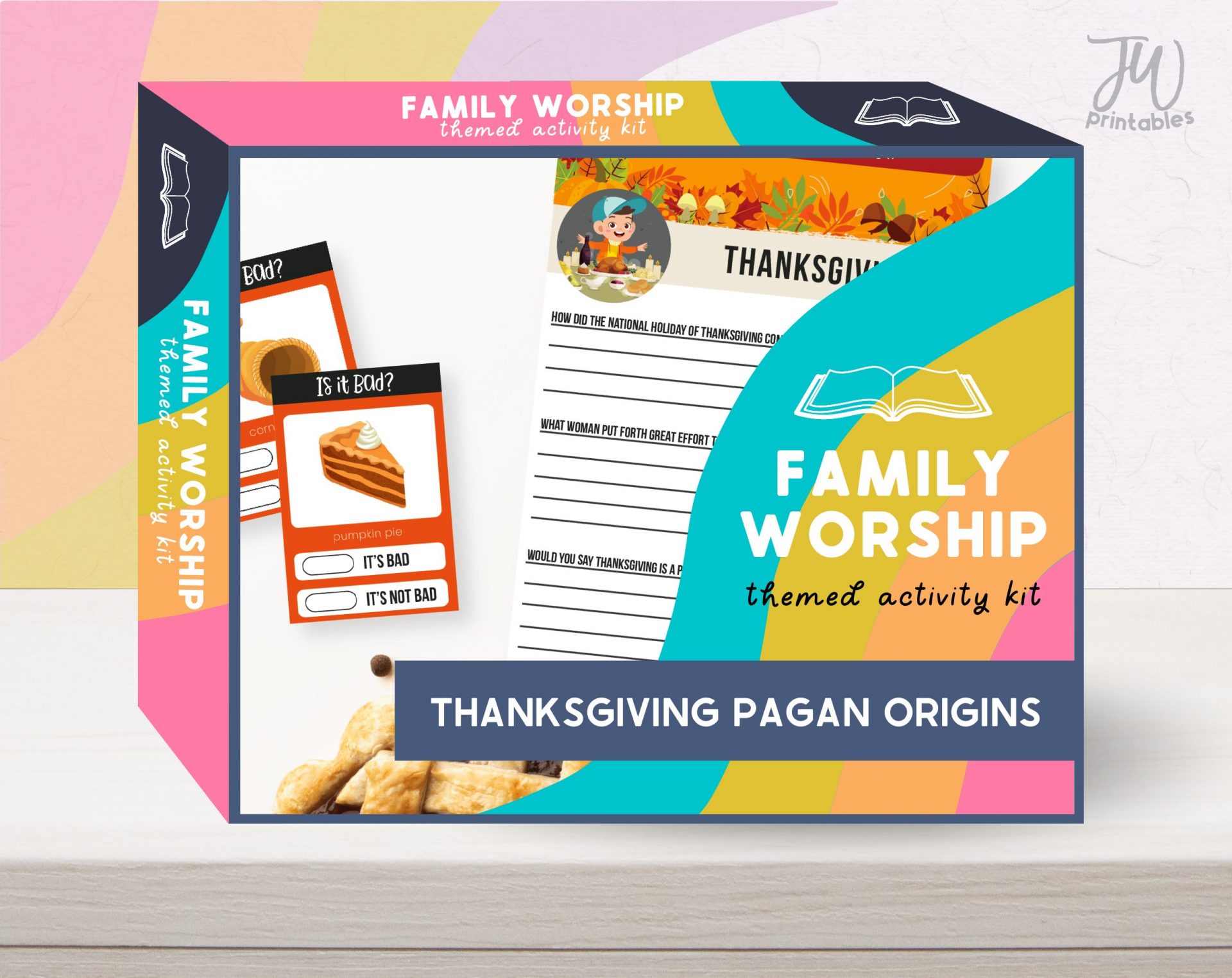 Pagan Origins Of Thanksgiving Family Worship Kit - JW Printables