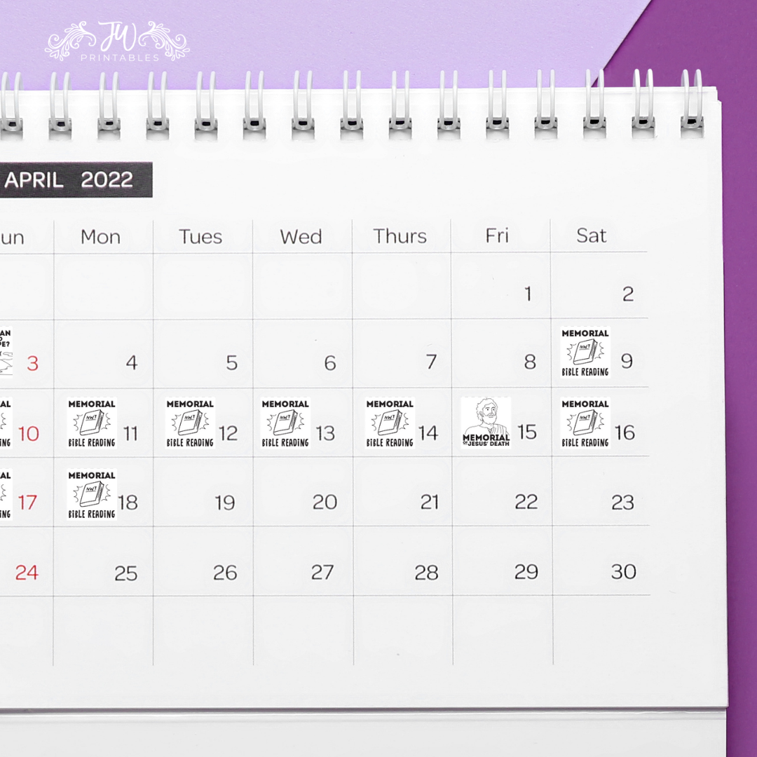 Event: Memorial of Jesus’ Death - JW Printables