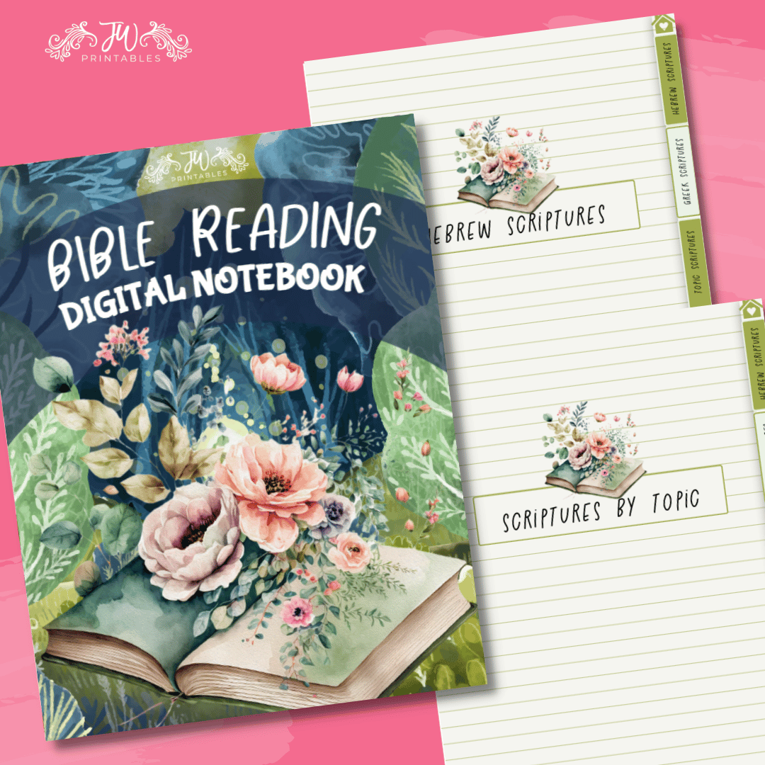 Goodnotes JW Bible Reading Notebook - JW Printables