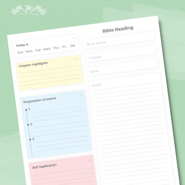 Category: Bible Reading - JW Printables