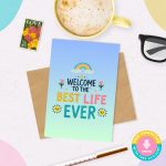 JW Greeting Card - Welcome To The Best Life Ever - JW Printables