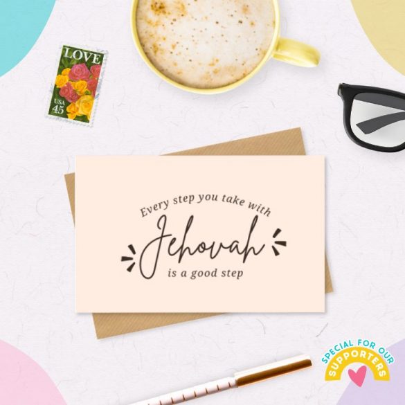 JW Greeting Card - Spiritual Progress With Jehovah - JW Printables