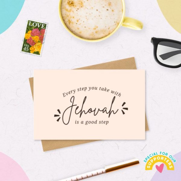 JW Greeting Card - Spiritual Progress With Jehovah - JW Printables