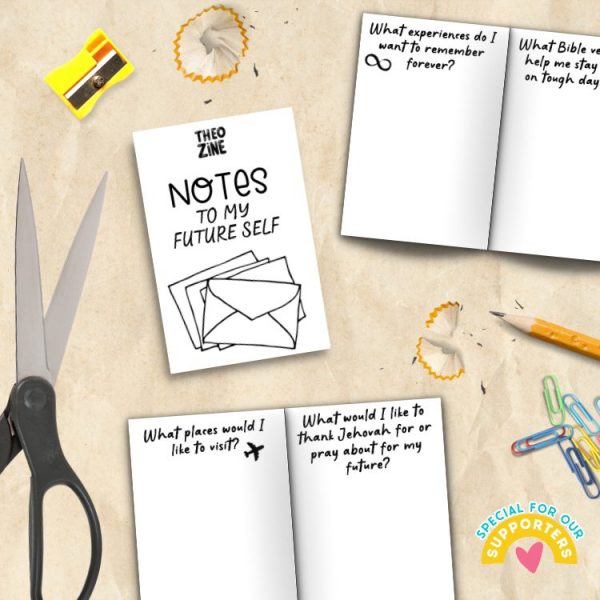 Theo Zine - Notes to My Future Self - JW Printables