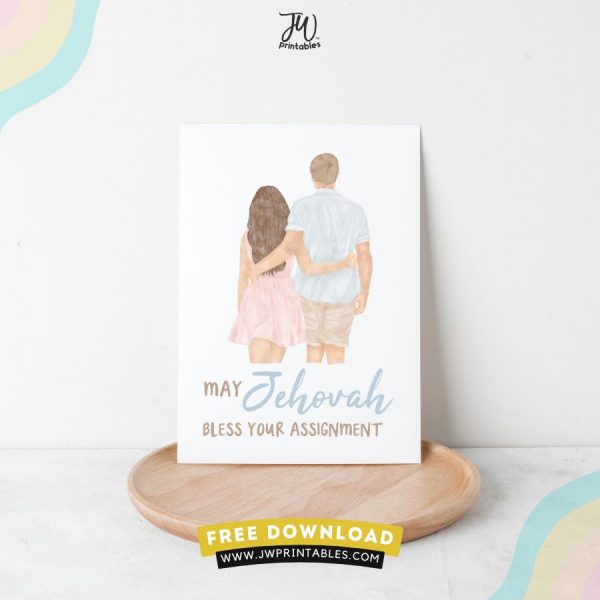 JW Free Printable - JW SKE Couple Card | “May Jehovah Bless Your ...