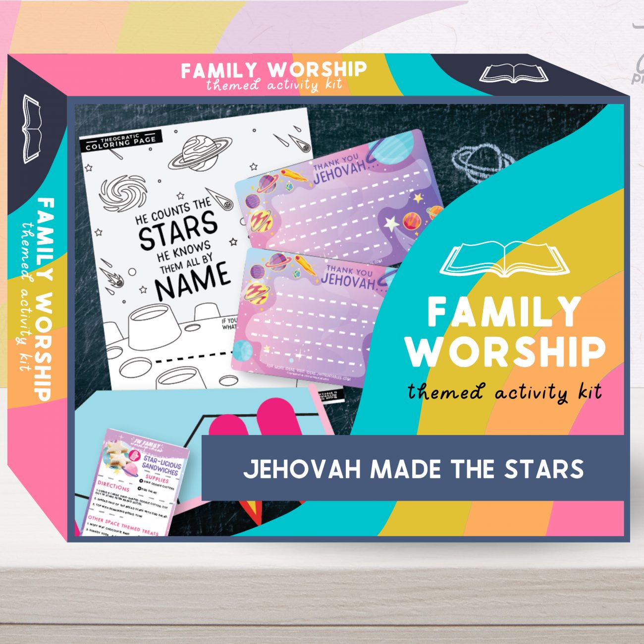 Stars Family Worship Kit - JW Printables