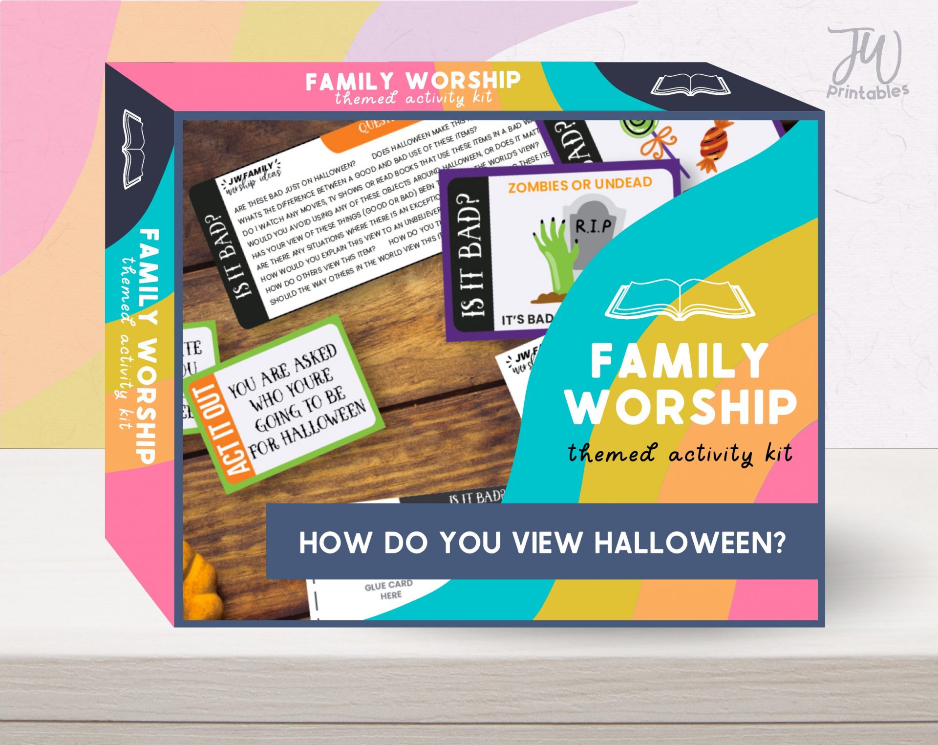 How do you View Halloween Family Worship Kit - JW Printables