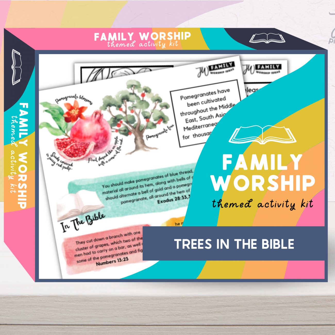 Trees in the Bible Family Worship Kit - JW Printables